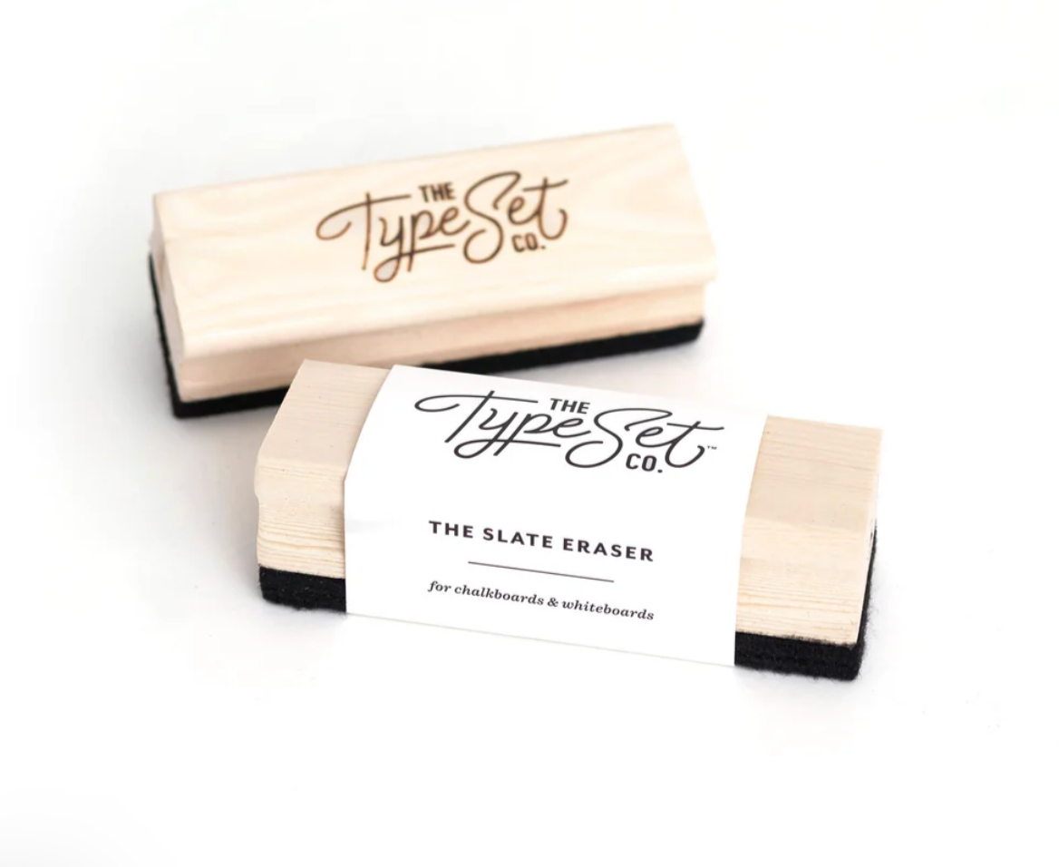 The Type Set Co. Wooden Felt Eraser – Project Free 2 Fly