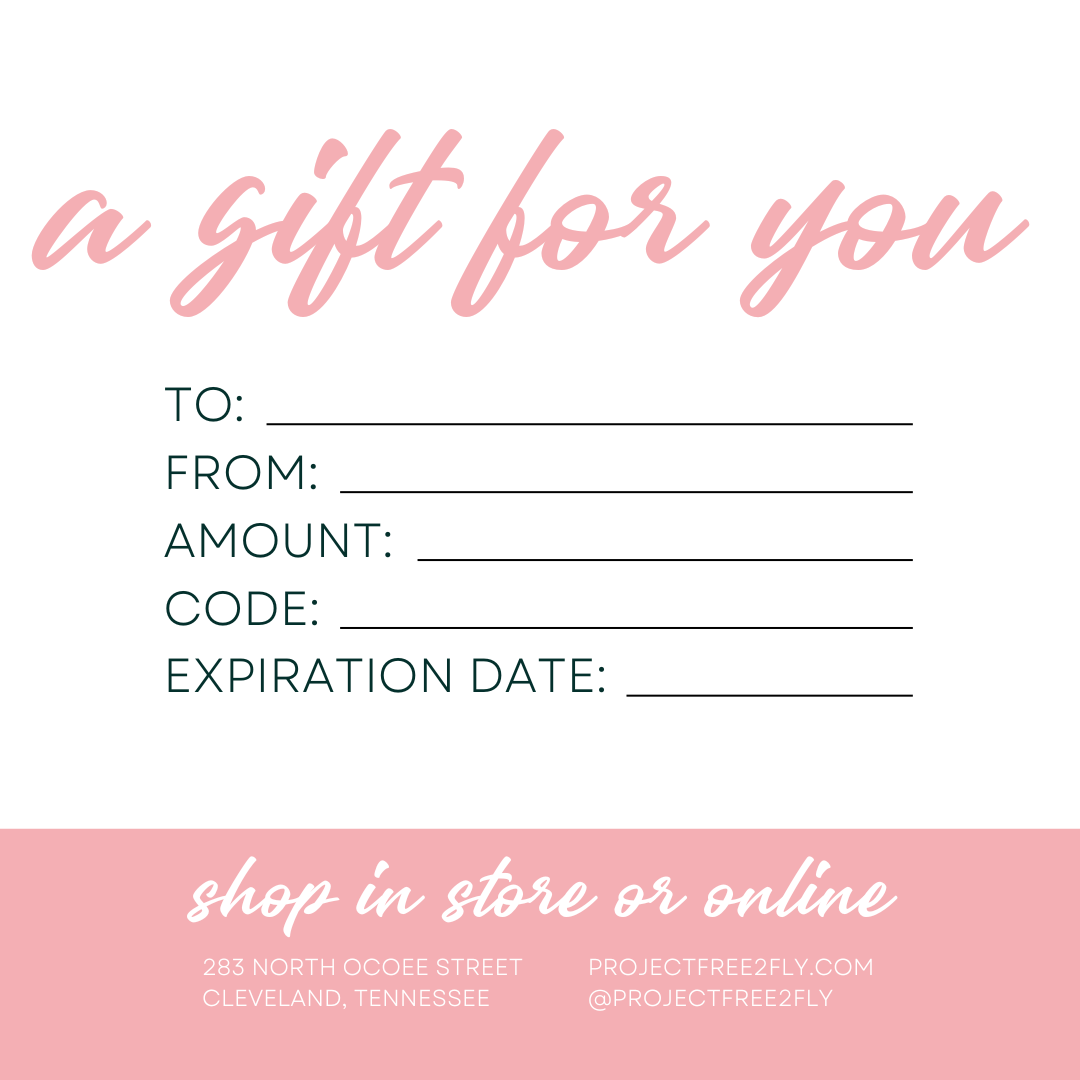 Gift Card – Project Free 2 Fly